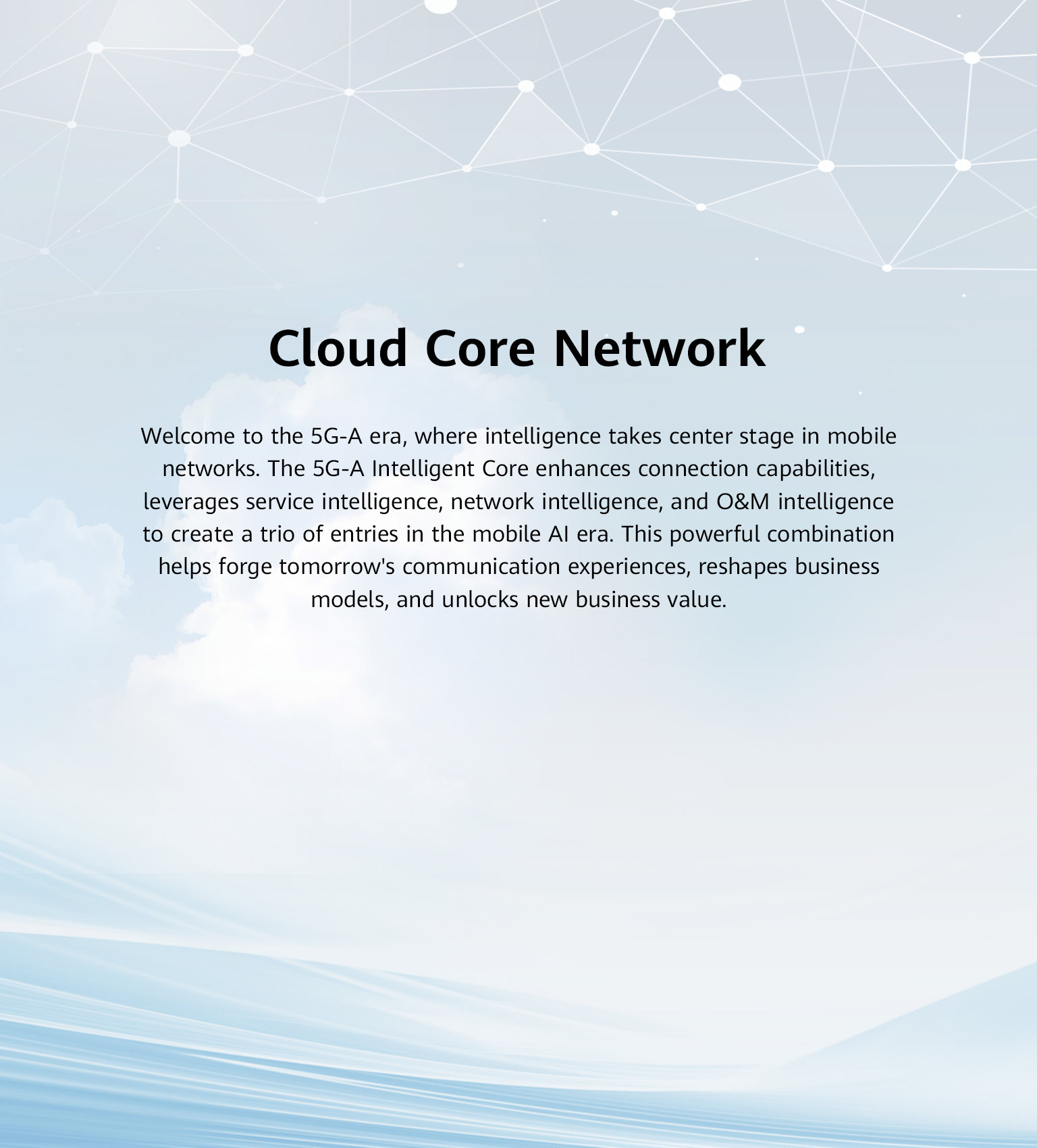 Cloud Core Network